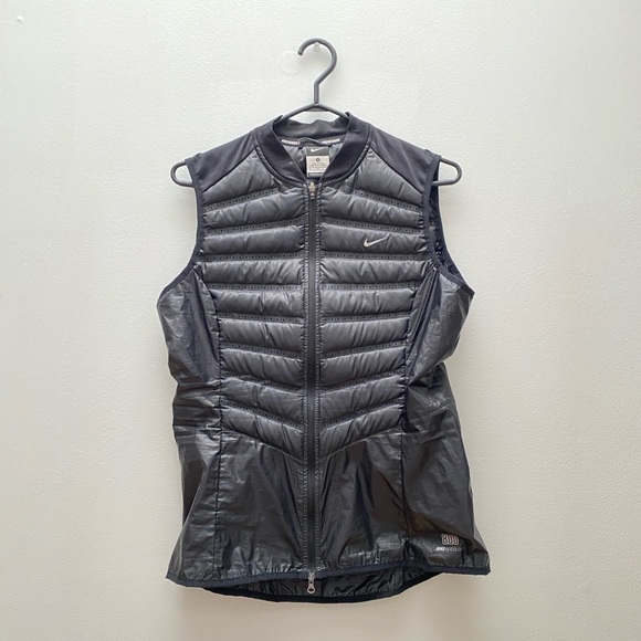 Nike | Jackets & Coats | Nike Aeroloft 80 Black Goose Down Puffer Black ...